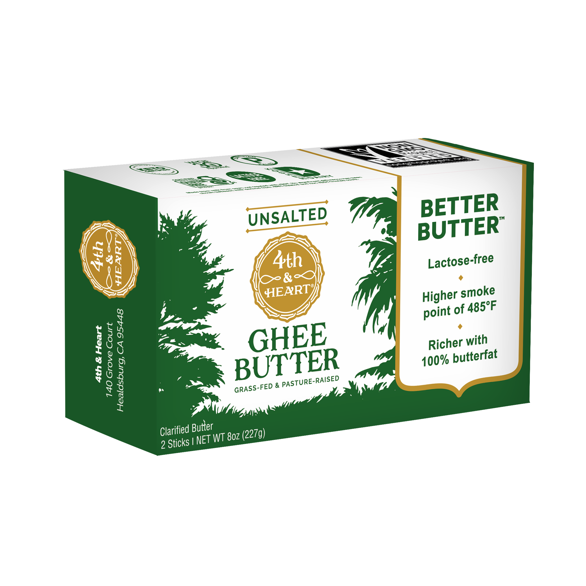 4th & Heart Ghee Butter Sticks | Unsalted Ghee