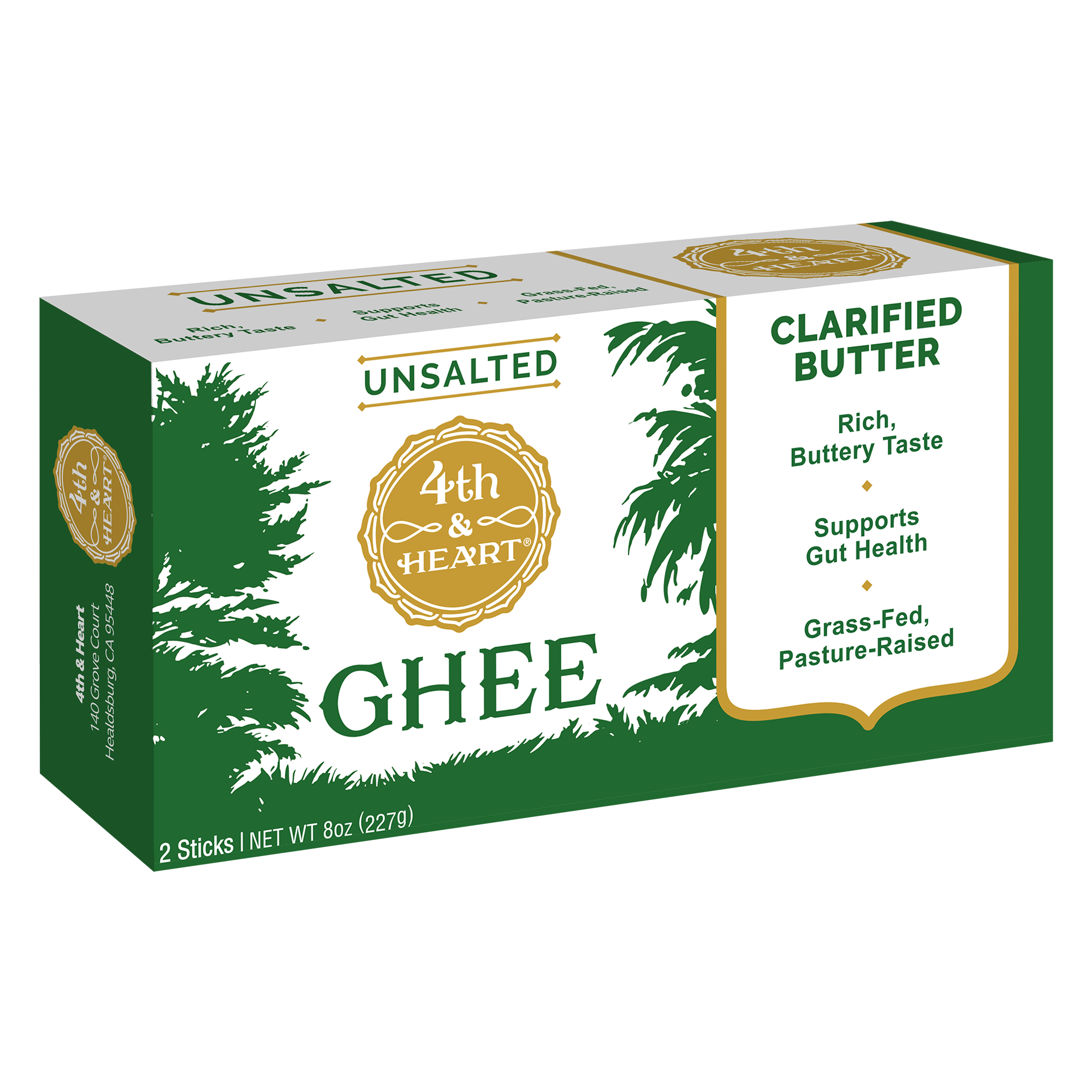 4th & Heart Ghee Butter Sticks | Unsalted Ghee