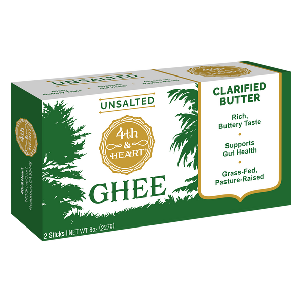 4th & Heart Ghee Butter Sticks | Unsalted Ghee