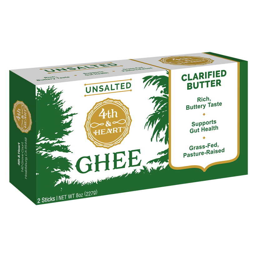 4th & Heart Ghee Butter Sticks | Unsalted Ghee
