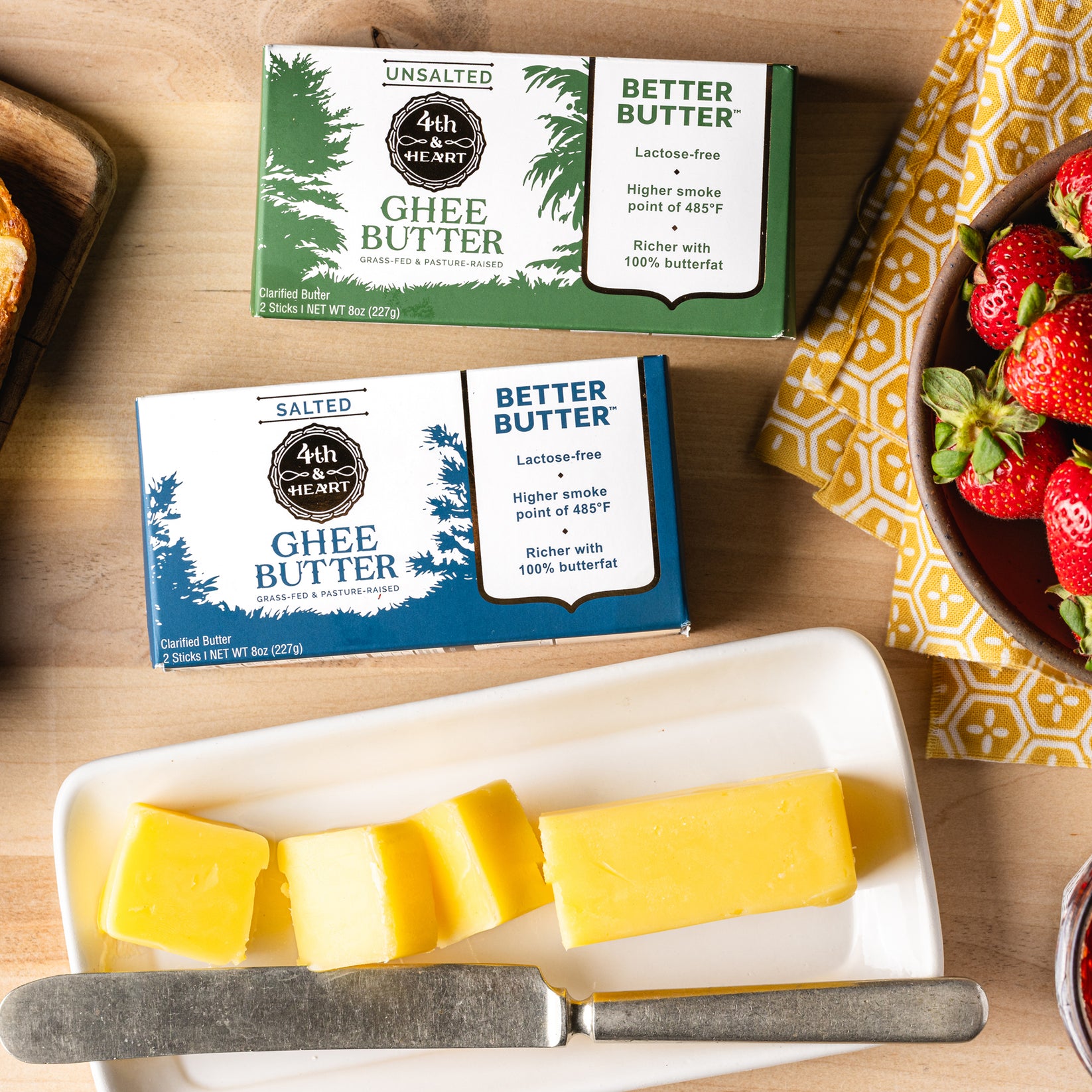 4th & Heart Ghee Butter Sticks | Salted Ghee